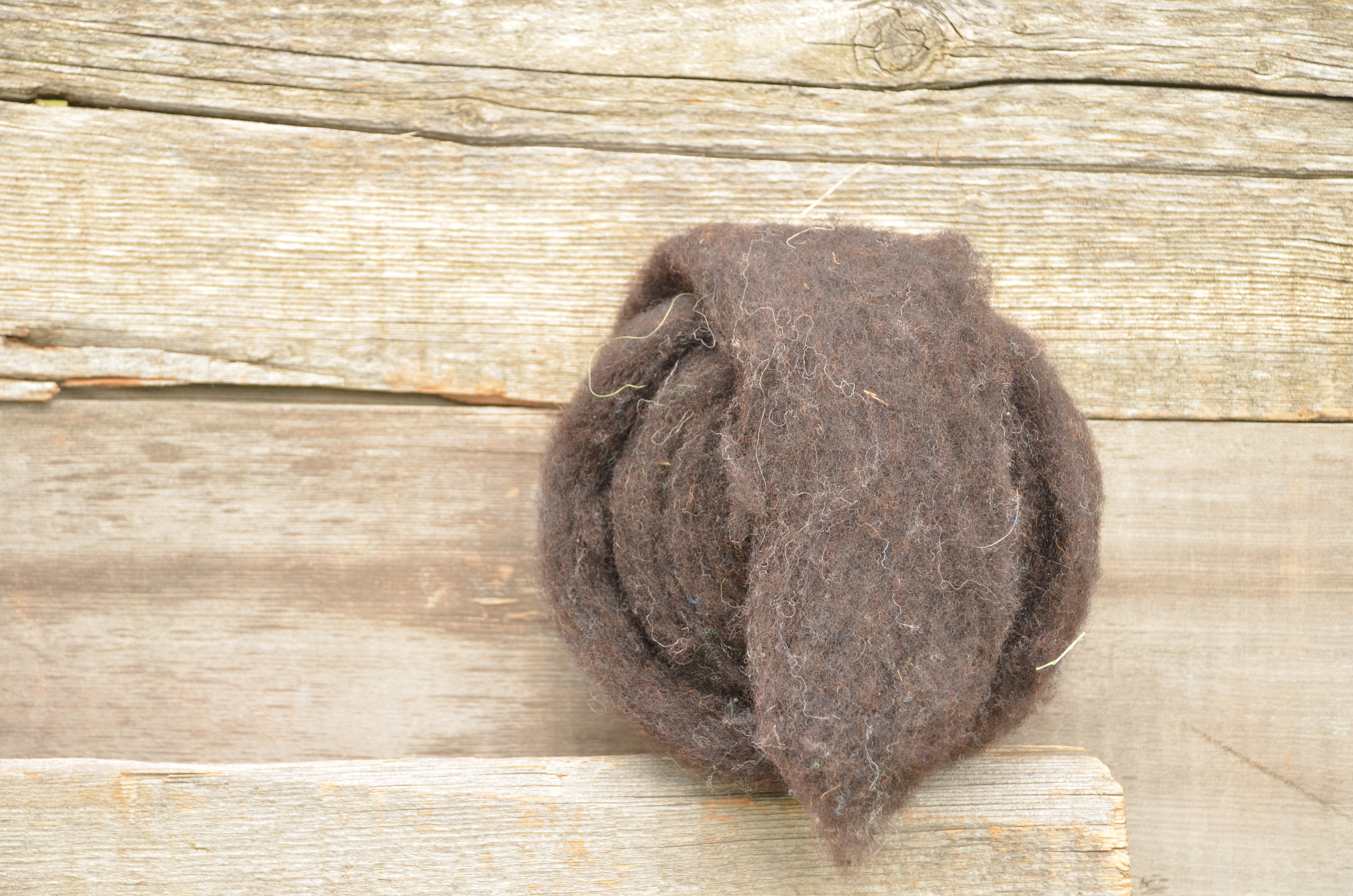 Wool Fibre Natural brown – The General Bean